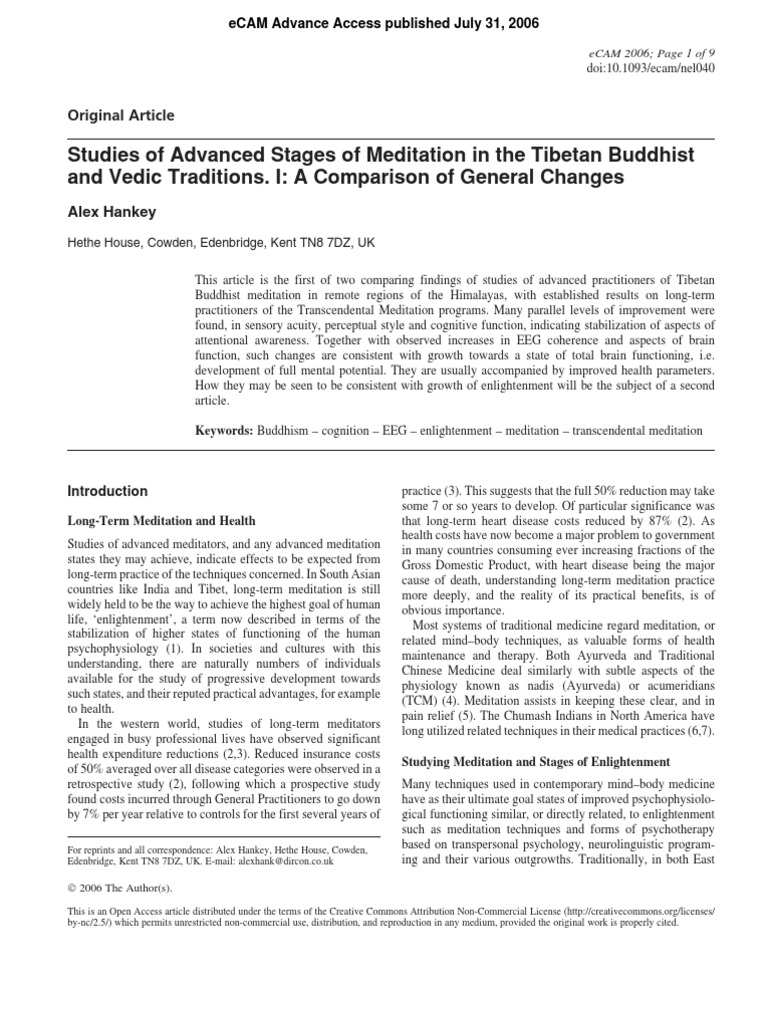 Alex Hankey - Studies of Advanced Stages of Meditation in The Tibetan ...