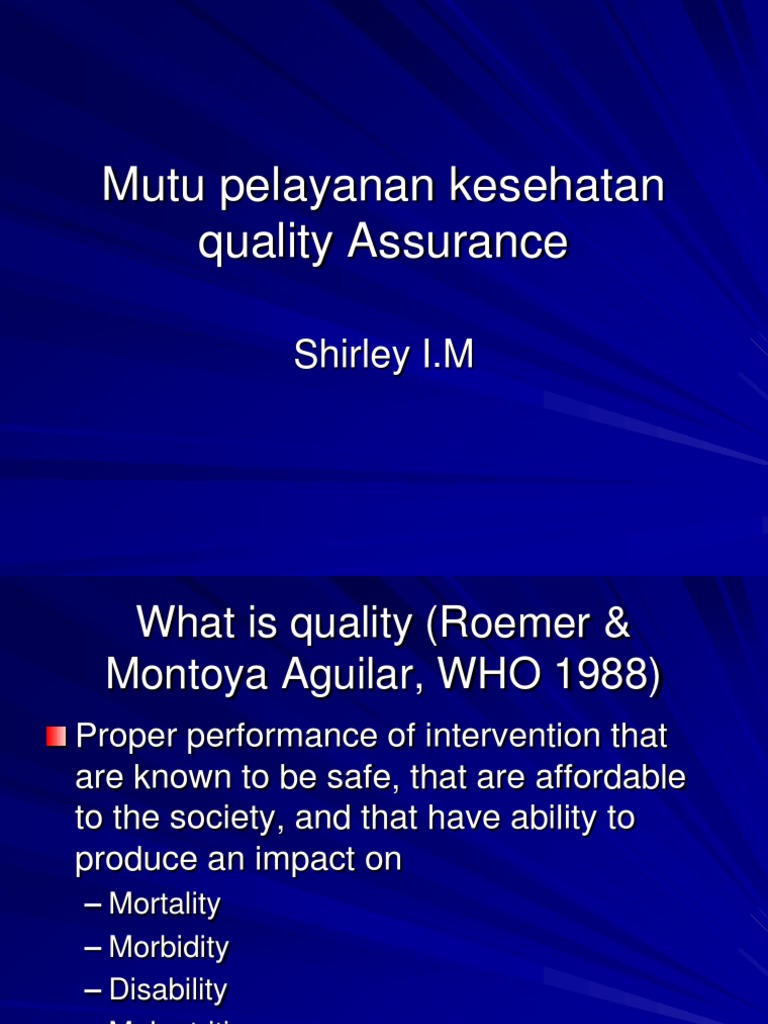 Quality Assurance Update | PDF | Quality Assurance | Quality