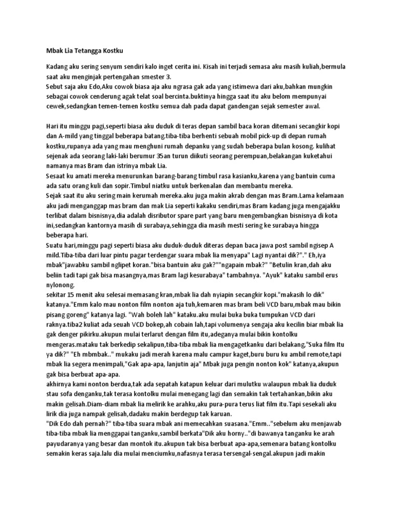Mbak Lia Tetangga Kostku | PDF | Puisi