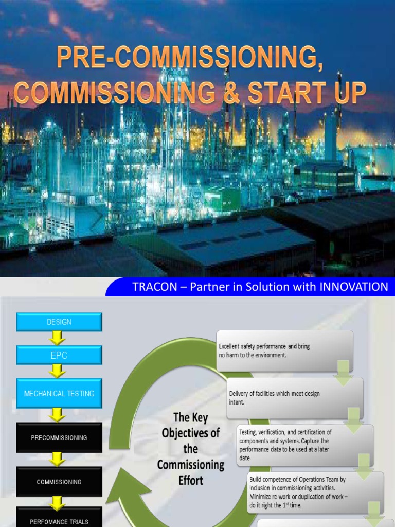 Commissioning & Start Up | PDF | Technology & Engineering