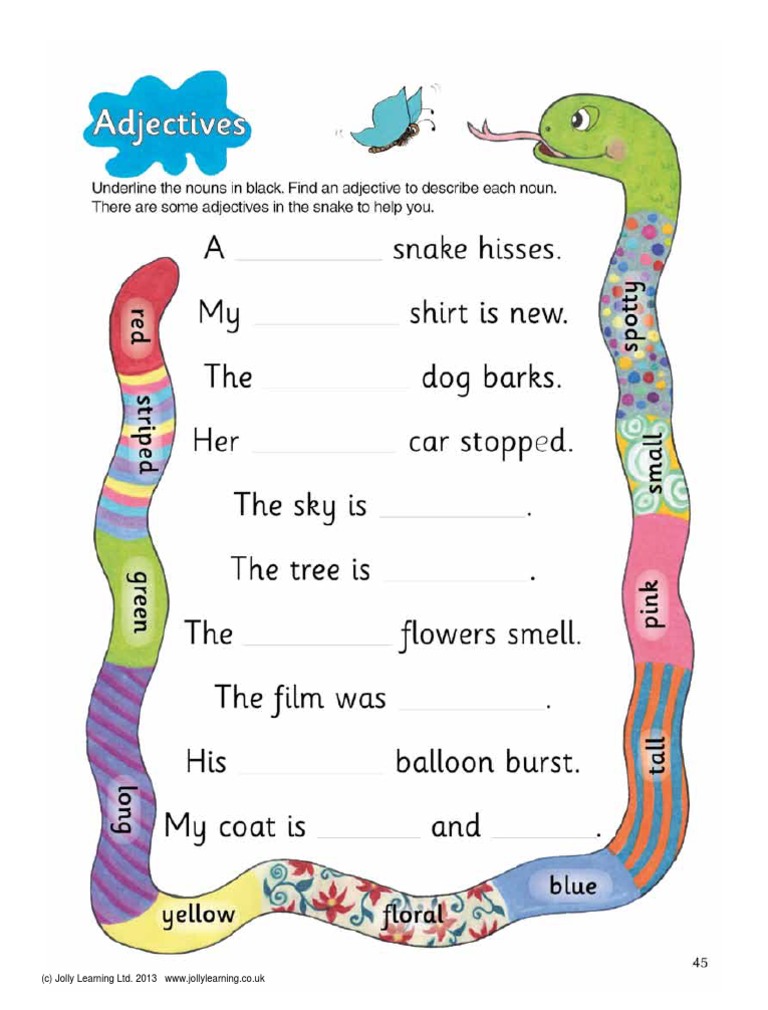 Grammar 1 Pupil Book - Adjectives | PDF