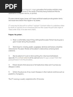 CT Scan Contrast Consent Form | PDF | Ct Scan | Allergy