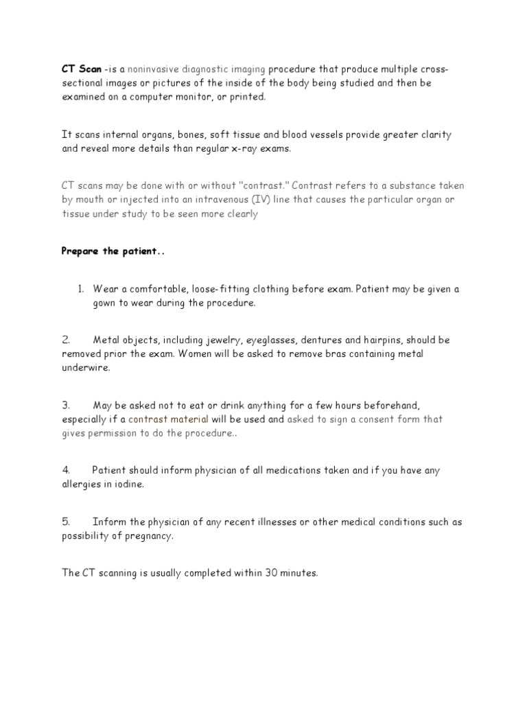 CT Scan | PDF | Ct Scan | Image Scanner