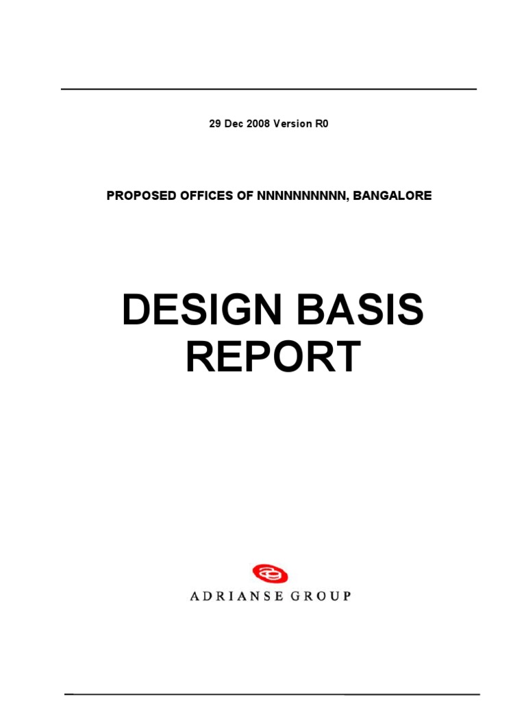 B04-Design Basis Report