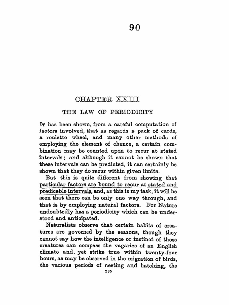 Sepharial - Law of Periodicity (1 of 2) | PDF