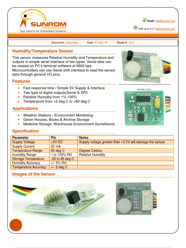 1211 Datasheet | PDF | Input/Output | Microcontroller