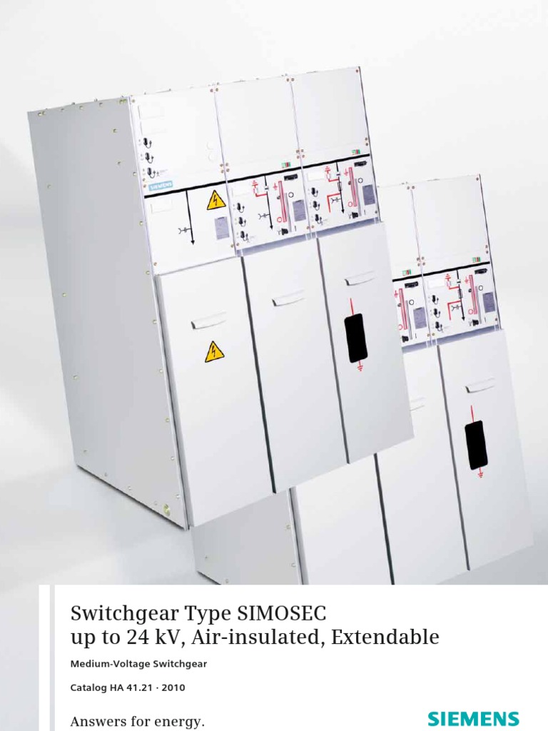 Catalogue Simosec en | PDF | Electrical Substation | Switch