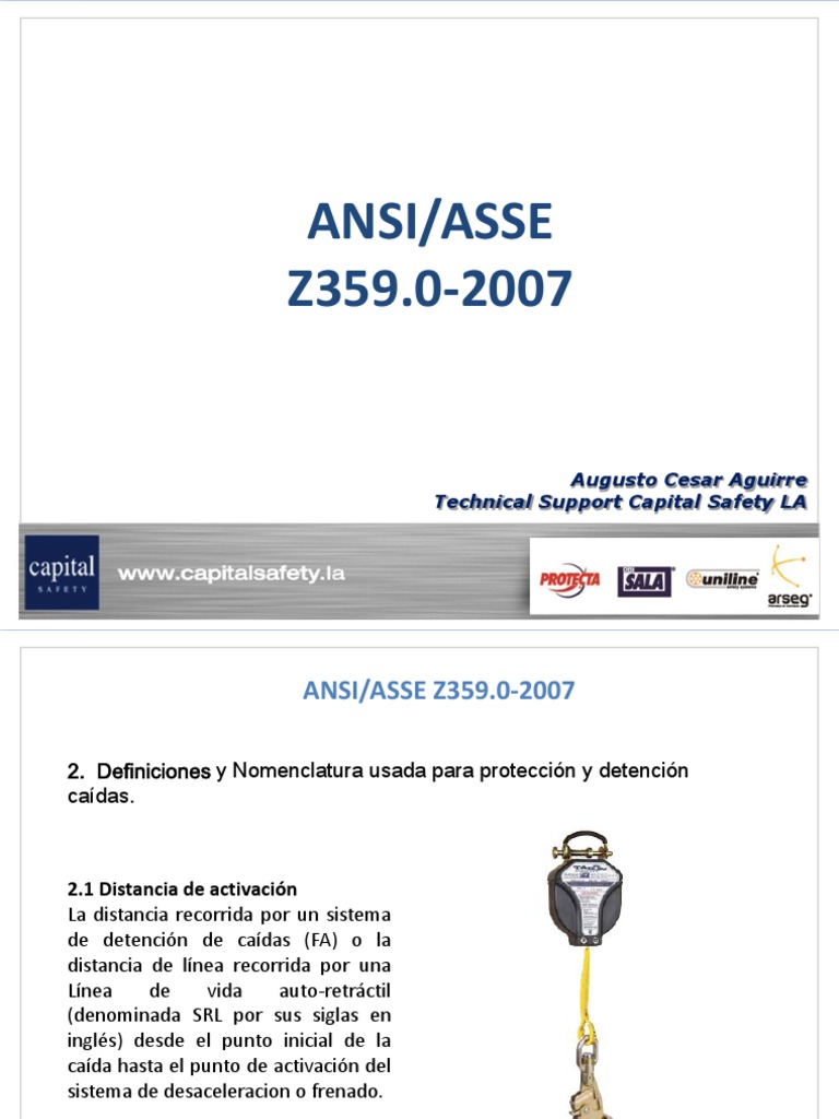 ANSI Z359.0 2007 CSG