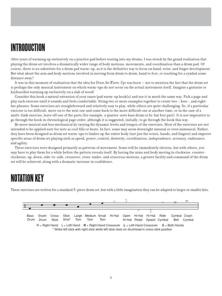 Berklee Exercises-The Reading Drummer | PDF | Drum Kit | Musical Forms
