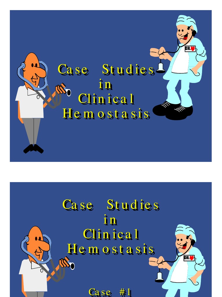Clinical Case Studies in Hemostasis | PDF | Coagulation | Platelet