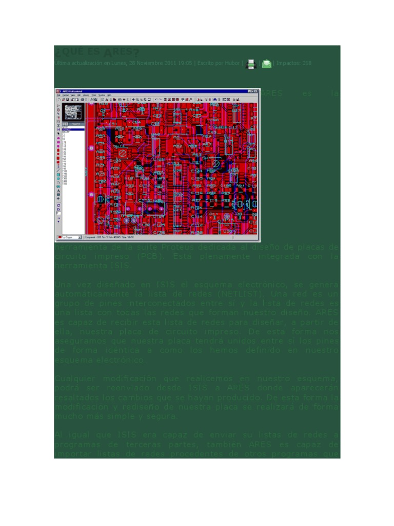 Proteus Ares | PDF | Placa de circuito impreso | Vector Euclidiano