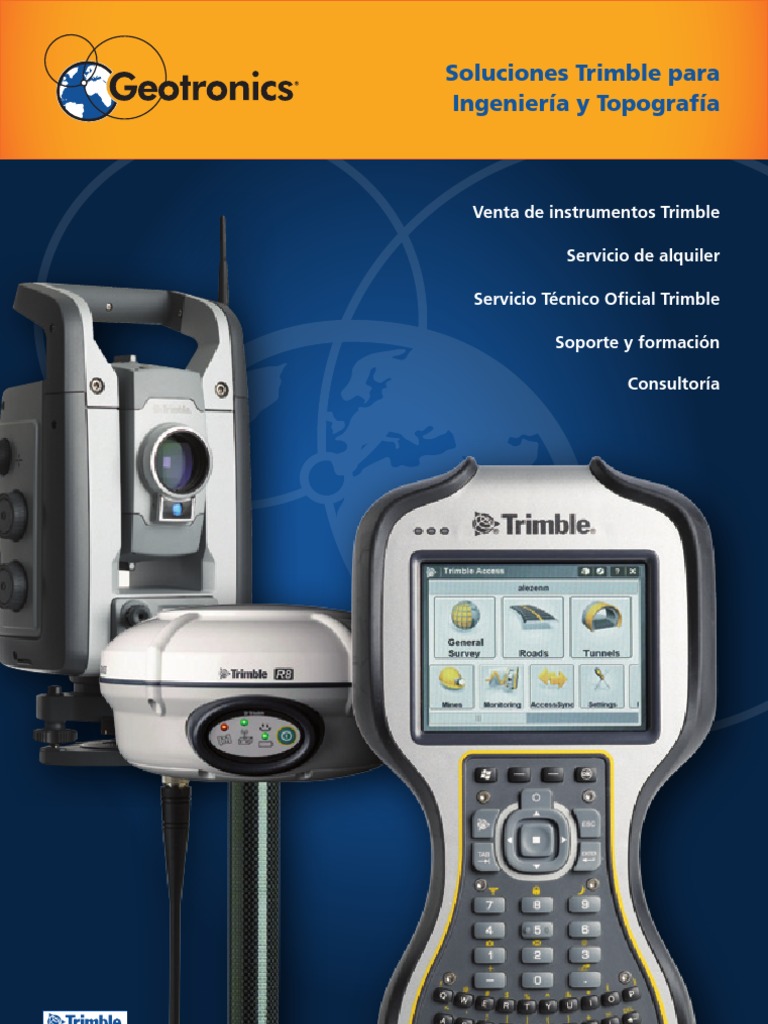 Catalogo Geotronics | PDF | Topografía | Software