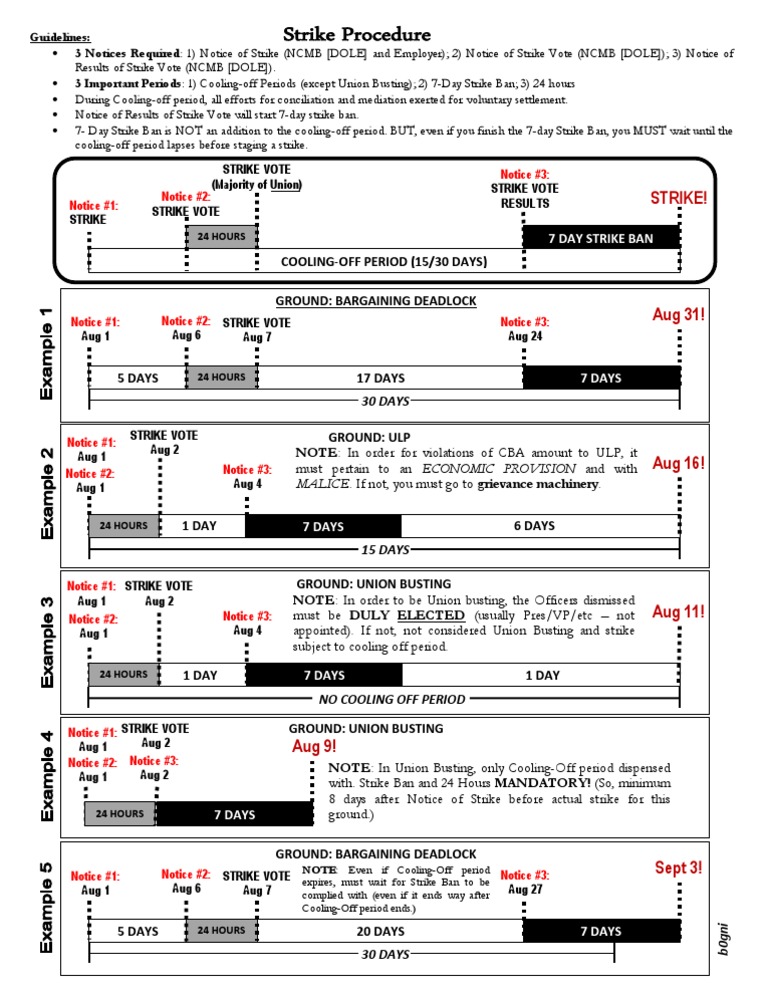 Strike Procedure Guidelines in PH | PDF | Technology & Engineering
