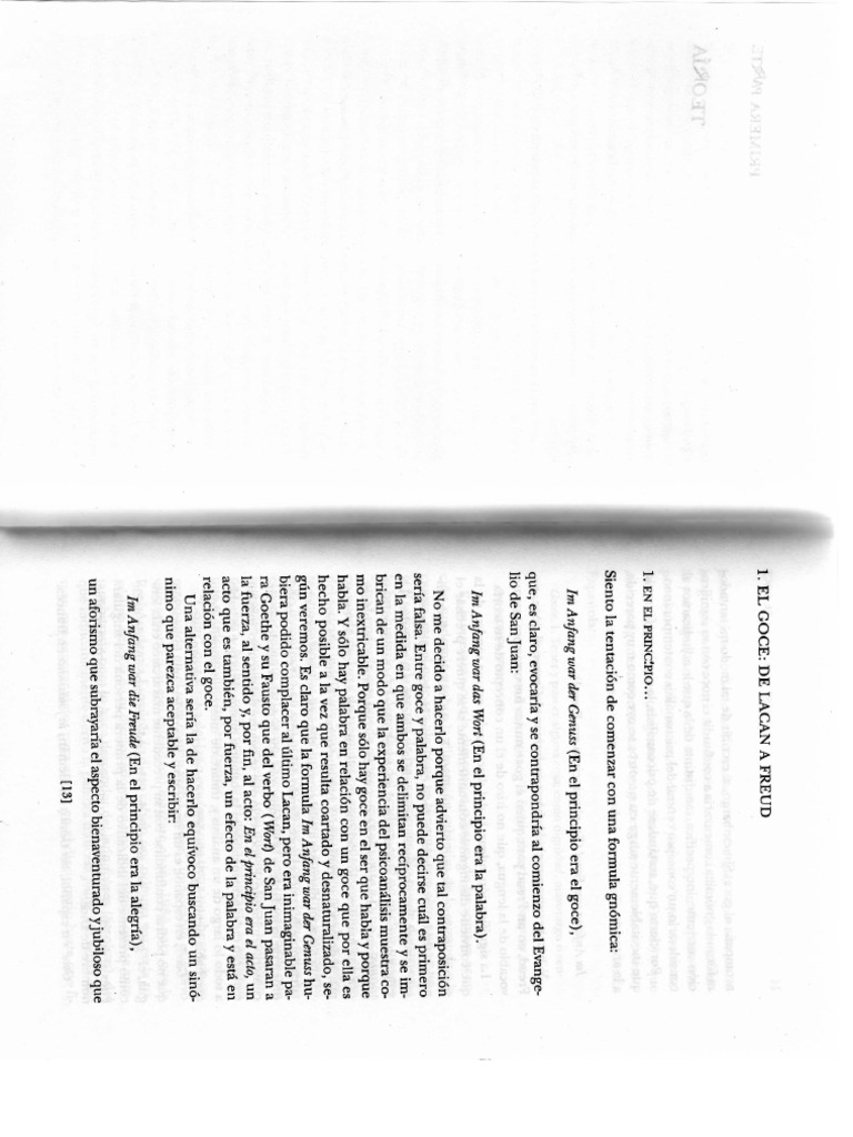 El Goce de Lacan A Freud Braunstein | PDF