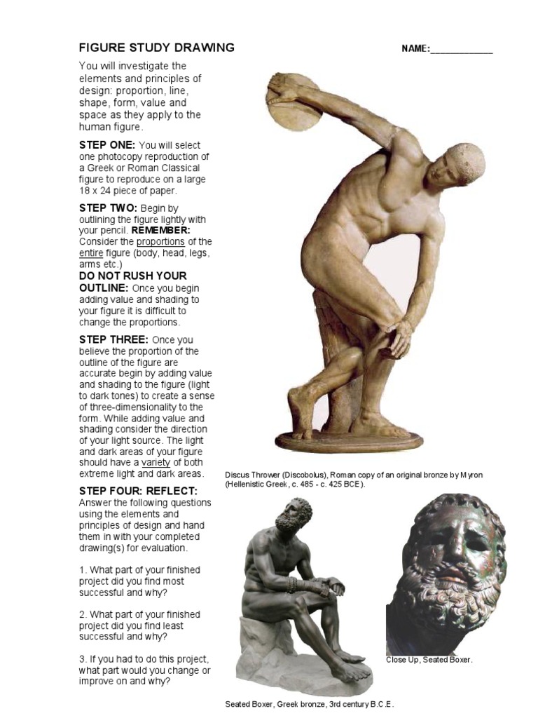 Figure Drawing | PDF | Composition (Visual Arts) | Critical Thinking