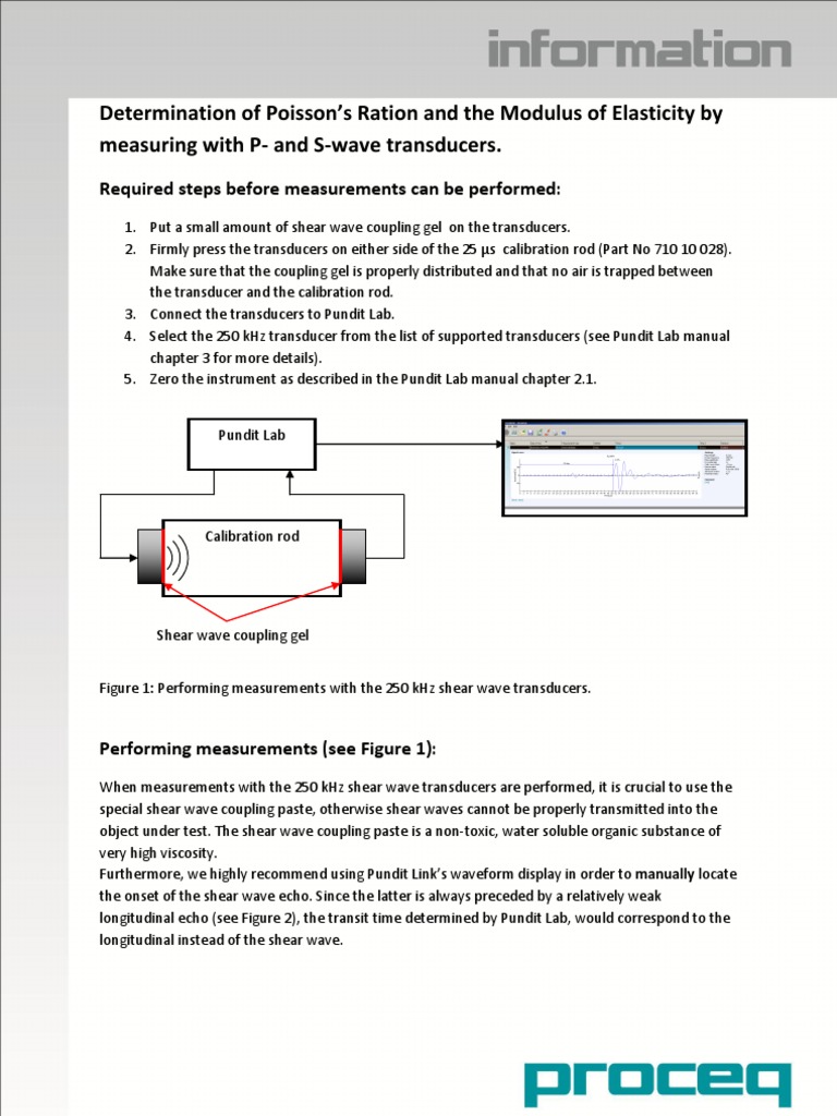 Measuring Poisson's Ratio and Elastic Modulus | PDF