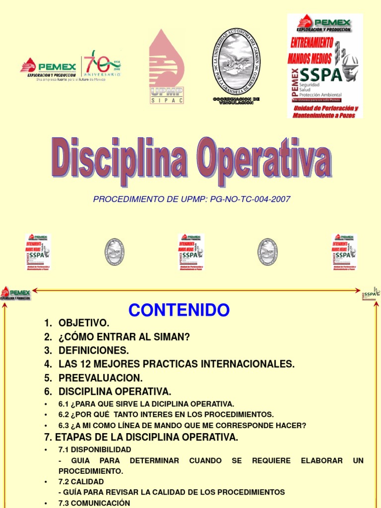 2DISCIPLINA OPERATIVA