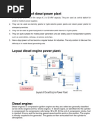 Unit-3: Diesel Power Plant Layout | PDF | Diesel Engine | Gas Turbine