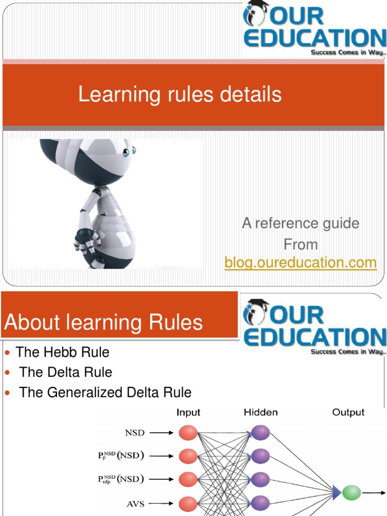 Learning Rules Details: A Reference Guide From | PDF
