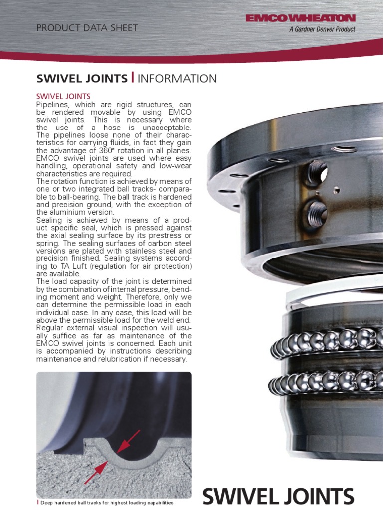 Swivel General | PDF | Leak | Pipeline Transport