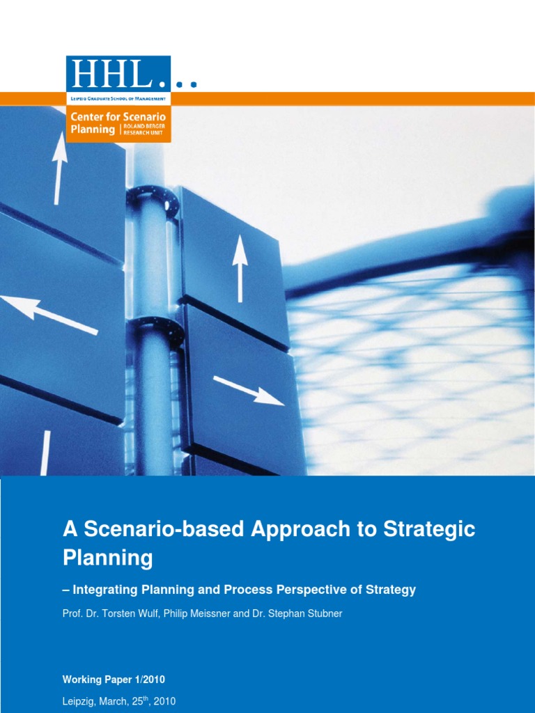 Scenario Based Strategic Planning Wp Pdf Scenario Planning