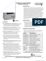 FUE950 Datasheet | PDF | Sensor | Flow Measurement