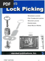 Lockpicking - Simplified PDF | PDF | Lock (Security Device) | Security Engineering