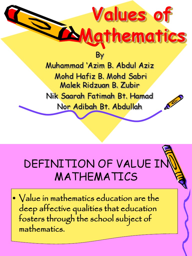 VALUES | Download Free PDF | Creativity | Teaching Mathematics