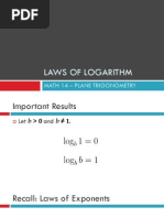 14 - Laws of Logarithms | PDF | Logarithm | Algebra