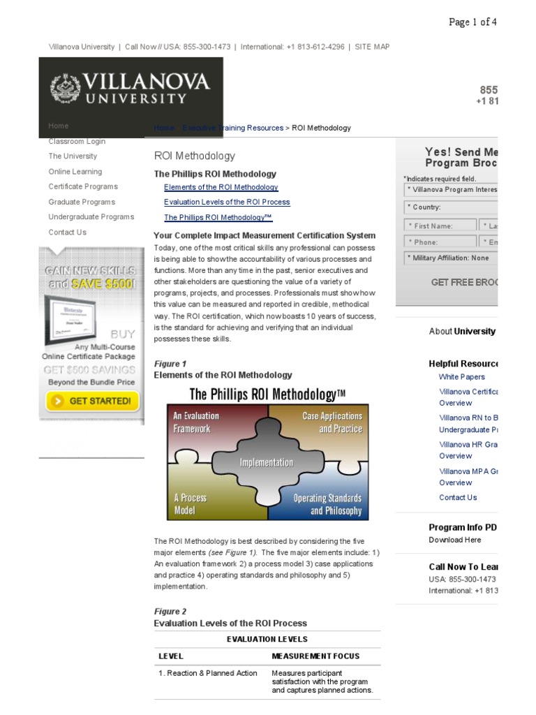 Phillips-Roi-methodology.pdf | Return On Investment | Student Financial ...