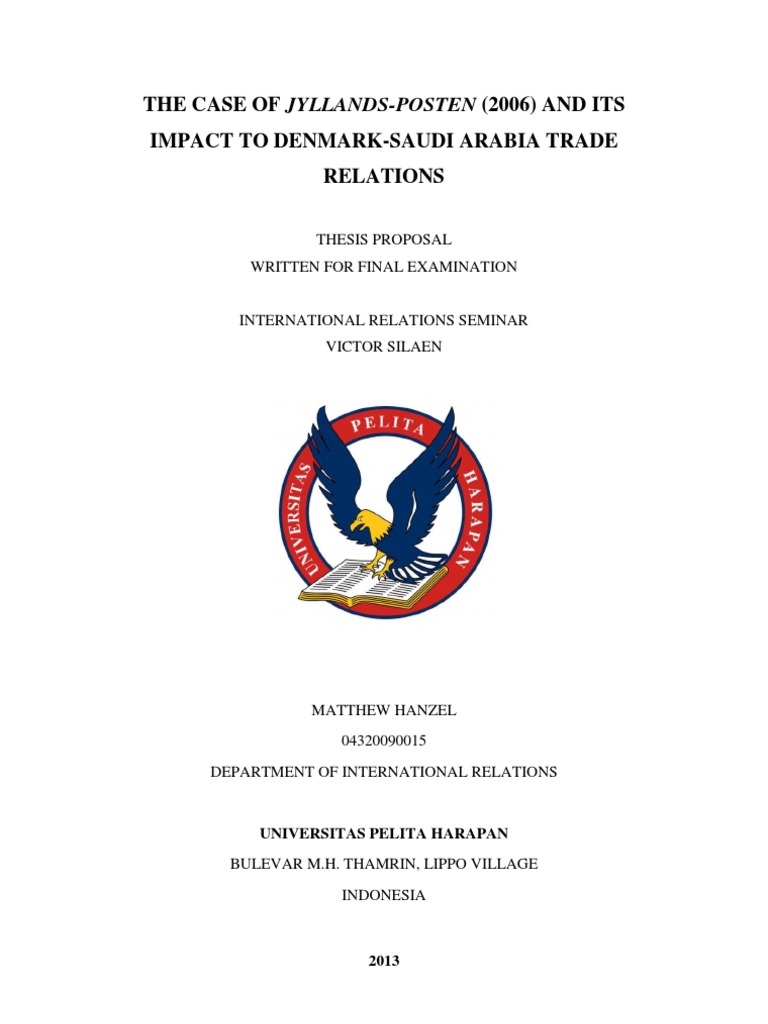 Thesis Proposal Sample | PDF | Islamophobia | Discrimination & Race Relations