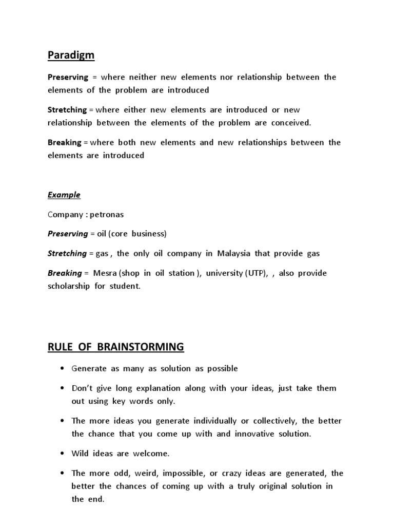 Cps - Note Final Exam | PDF | Creativity | Brainstorming