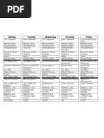 Ambleside Online Year 1 Weekly Schedule BLANK | PDF | Charlotte Mason ...