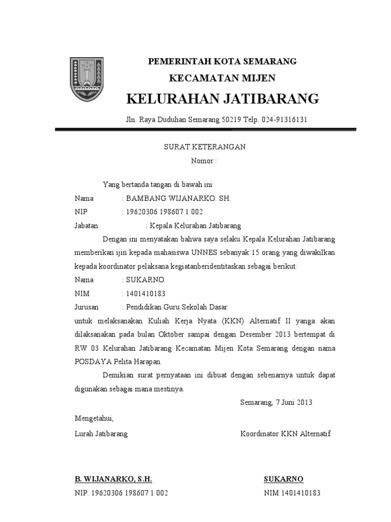 Surat Pernyataan | PDF | Olahraga & Rekreasi