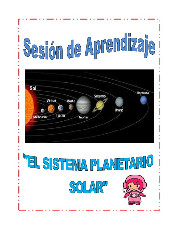 Actividades sobre el Sistema Solar para Primaria | PDF | Planetas | Dom