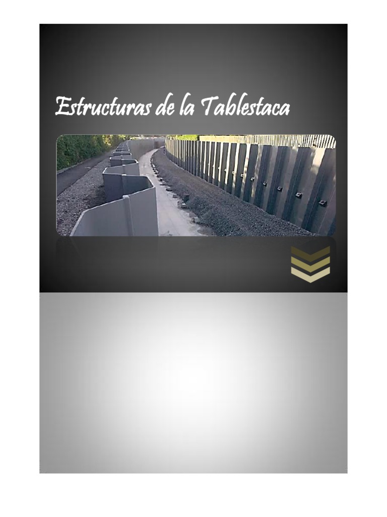 Estructuras de La Tablestaca | PDF | Acero | Resistencia Eléctrica y ...