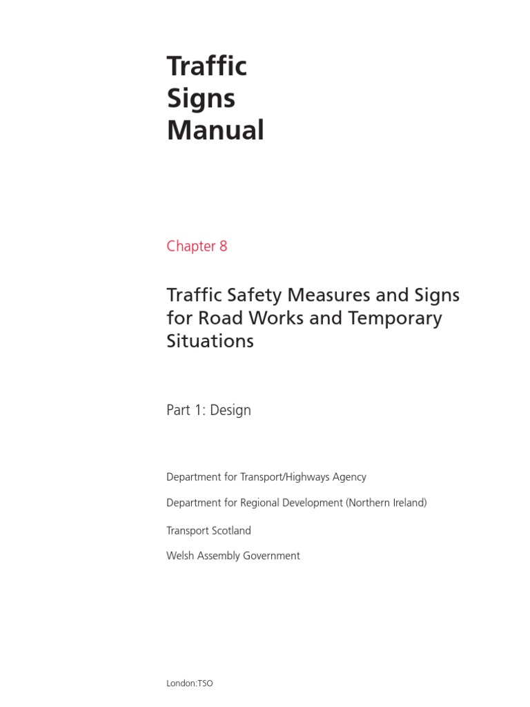 Traffic Signs Manual | PDF | Occupational Safety And Health | Road