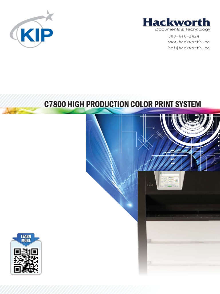 KIP C7800 Brochure | PDF