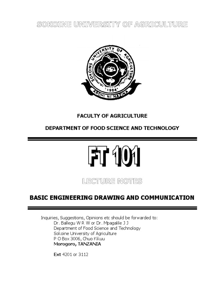 Basic Engineering Drawing Guide | PDF | Art