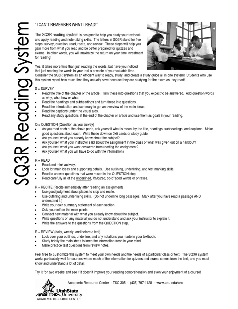 Sq3r Worksheets PDF) Development Of Class V Science Learning Modules