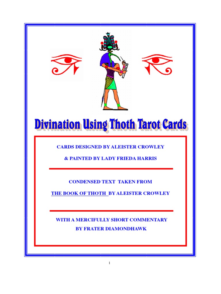 Understanding Crowley's Thoth Tarot | PDF | Tarot | Religious Belief ...