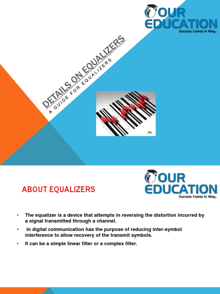 Equalizers | PDF | Equalization (Audio) | Telecommunications Engineering