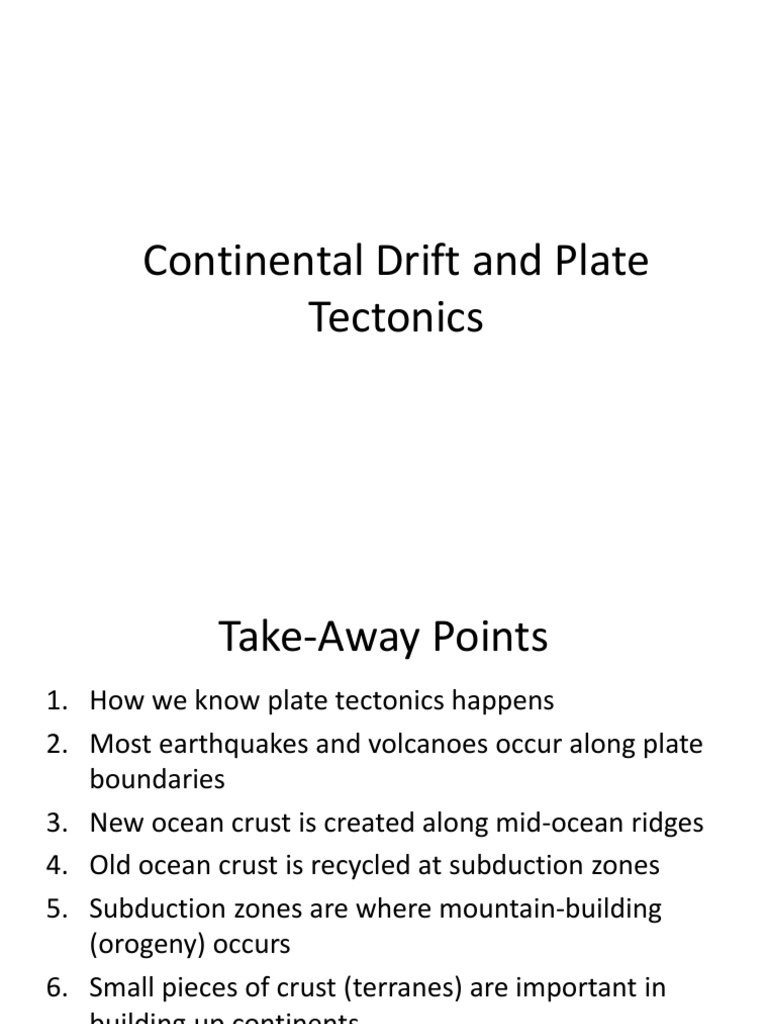 Continental Drift and Plate Tectonics | Download Free PDF | Plate ...