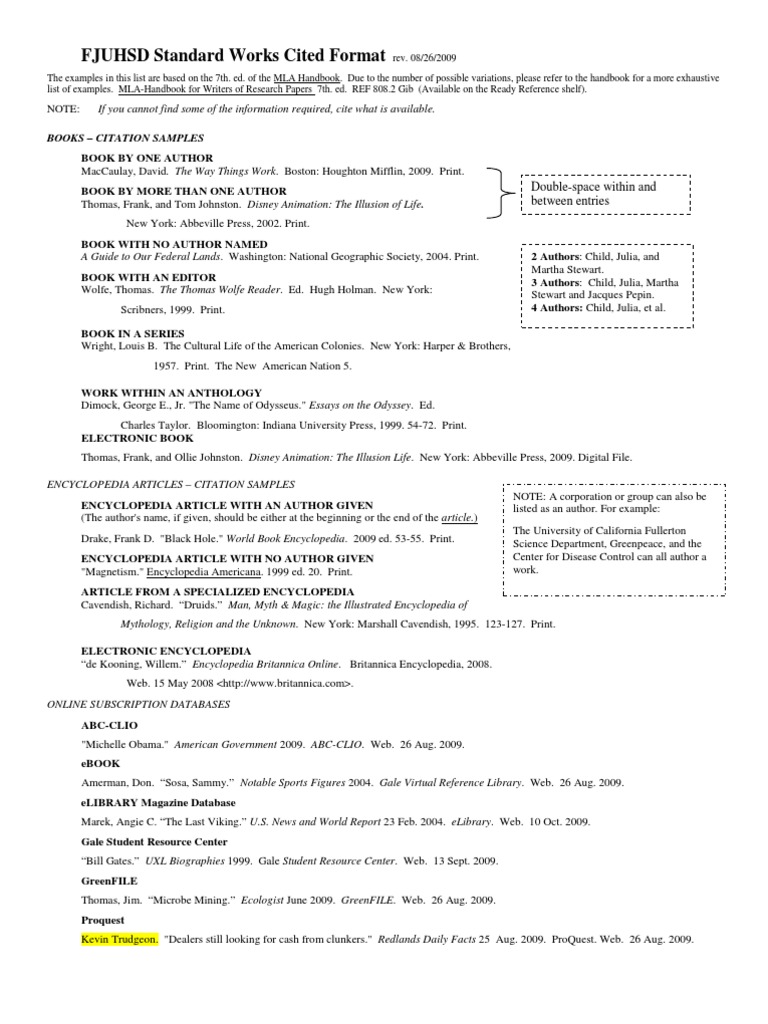 MLA Citation Guide 7th Edition | PDF | Citation | World Wide Web