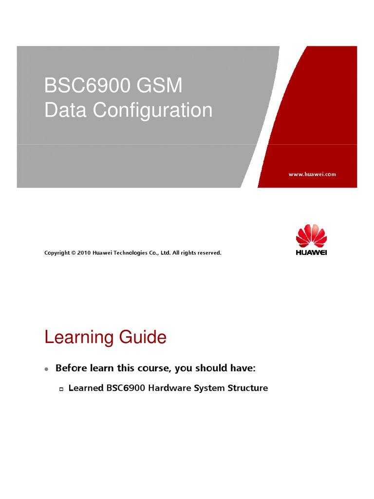 BSC6900 GSM V900R014 Data Configuration Based On LMT | PDF | Ip Address | Internet Protocols