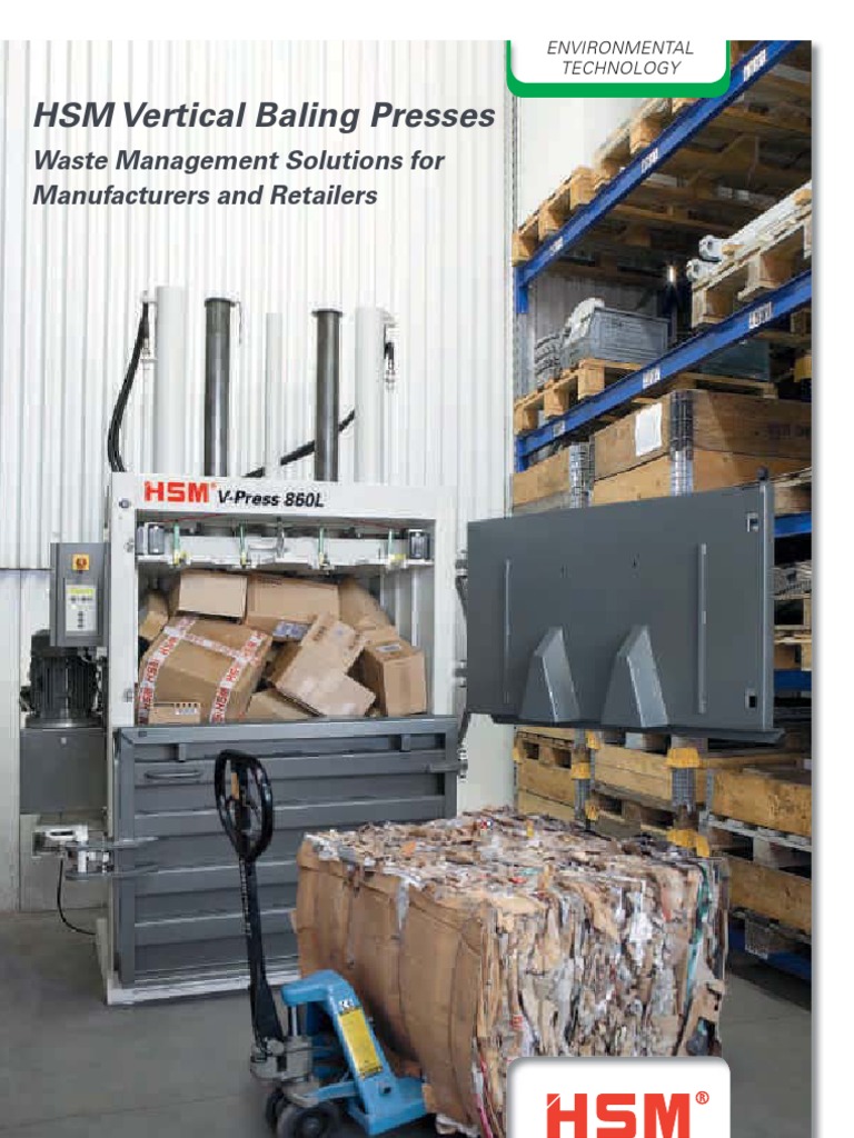 En HSM Vertical Baling Presses 2012-04 | Wool Bale | Kilogram