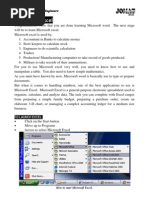 Basic Excel Training Manual PDF | PDF | Spreadsheet | Microsoft Excel