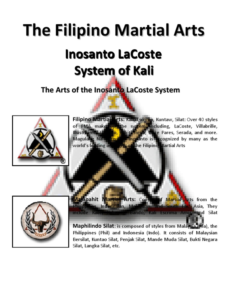 FMA Inosanto Lacoste Method | PDF | Spear | Dagger