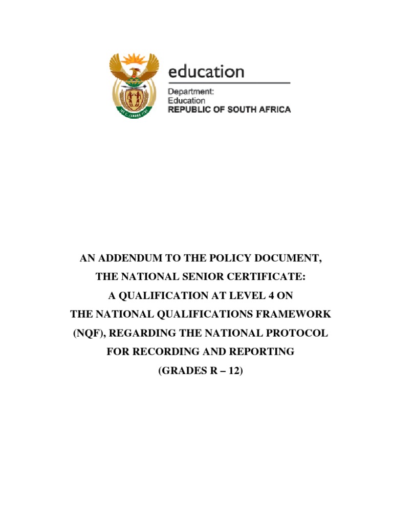 National Protocol On Assessment | Educational Assessment | Curriculum