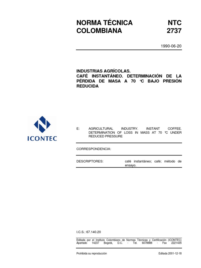 NTC 2737 | PDF | Science | Ingeniería